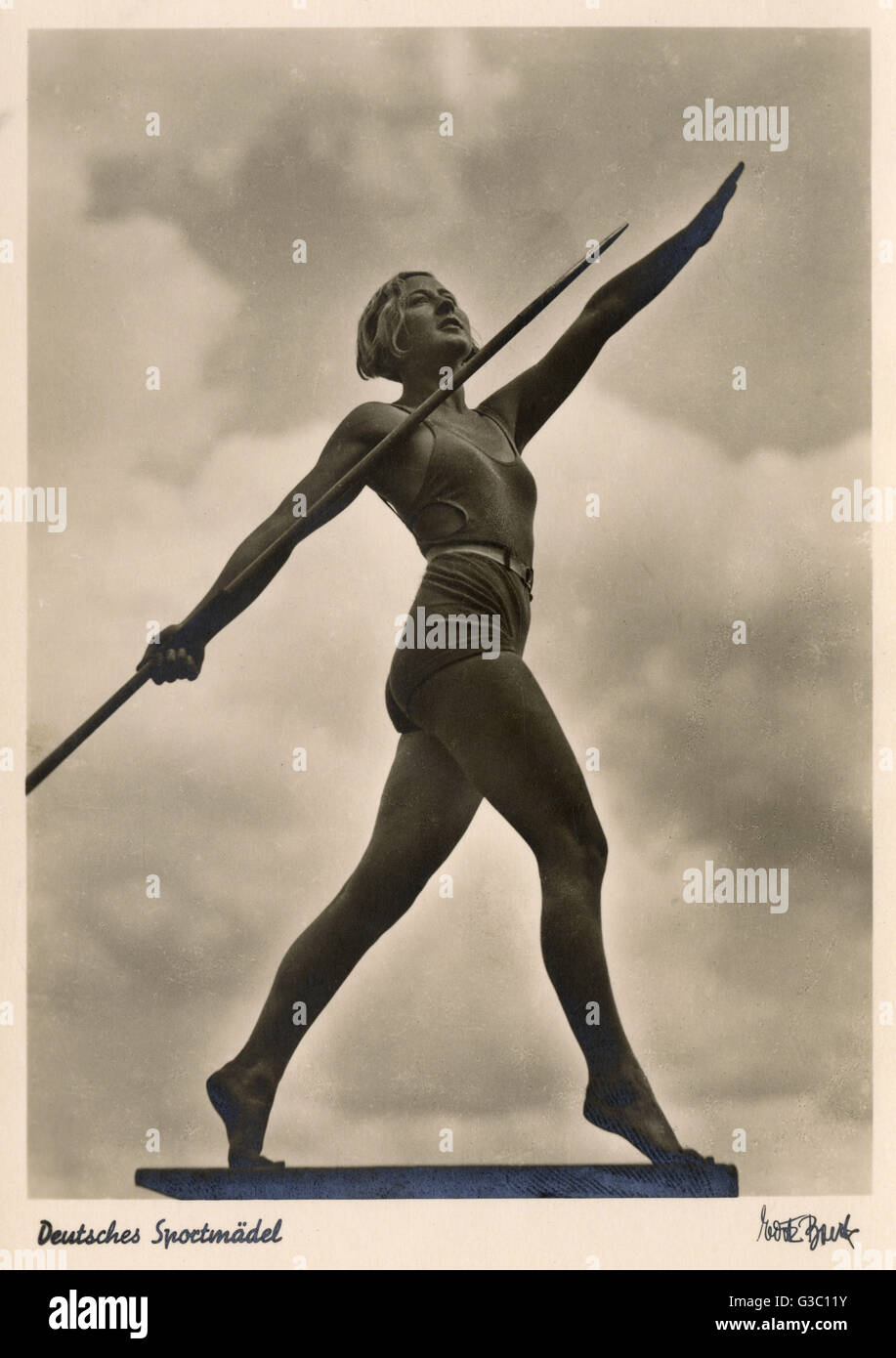 German 1930s Sportswoman - Aryan Ideal Stock Photo - Alamy