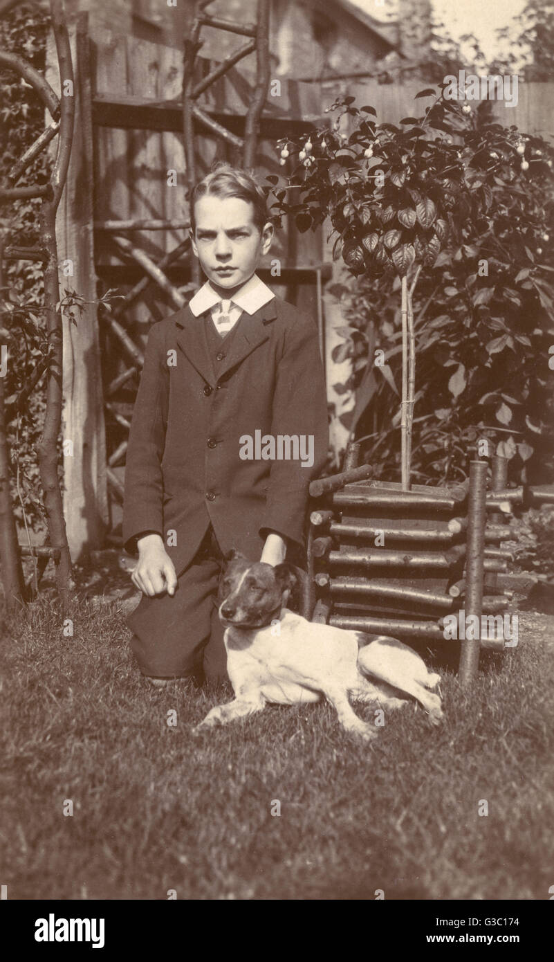 Boy jack russell hi-res stock photography and images - Alamy