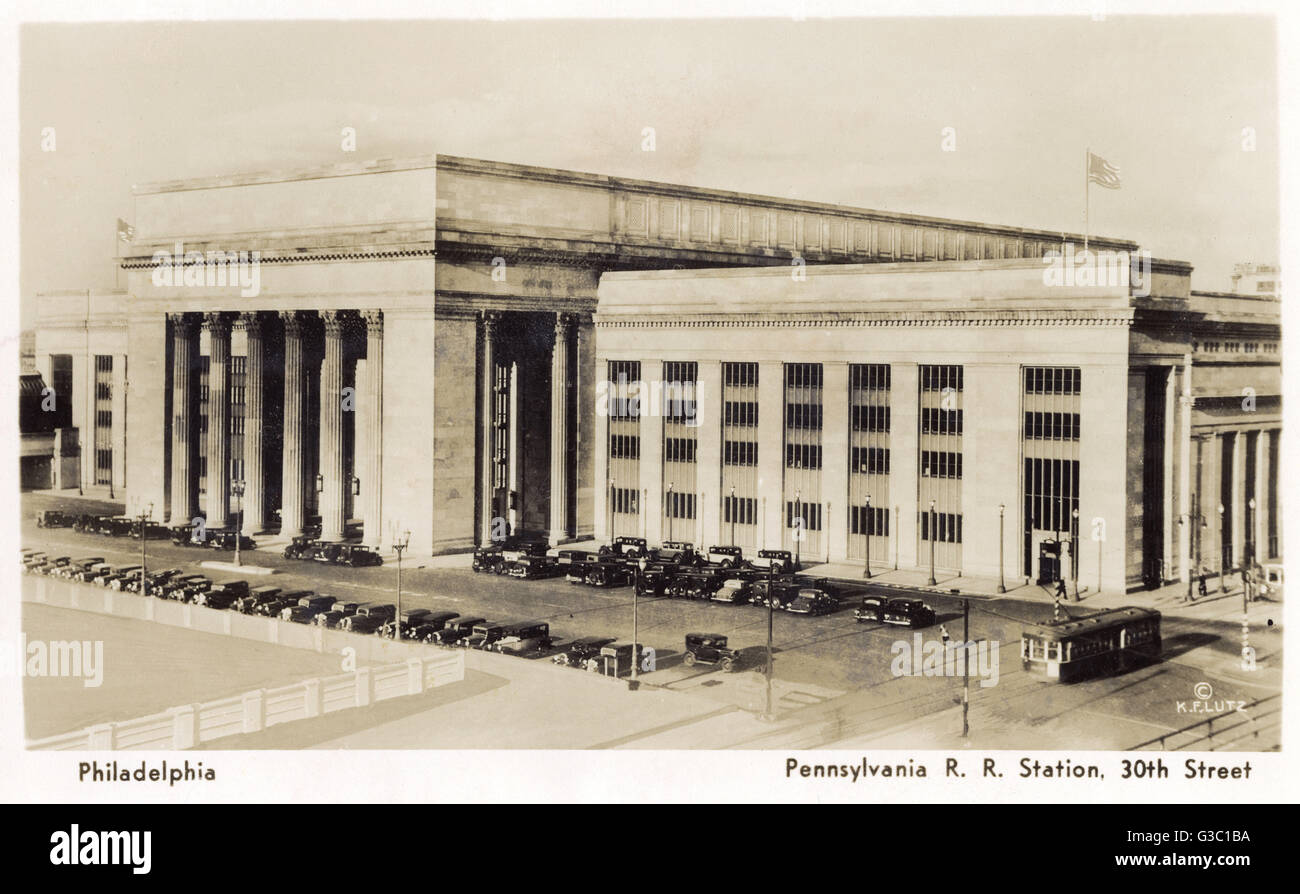 Pennsylvania Railroad Station, 30th Street, Philadelphia USA Stock ...