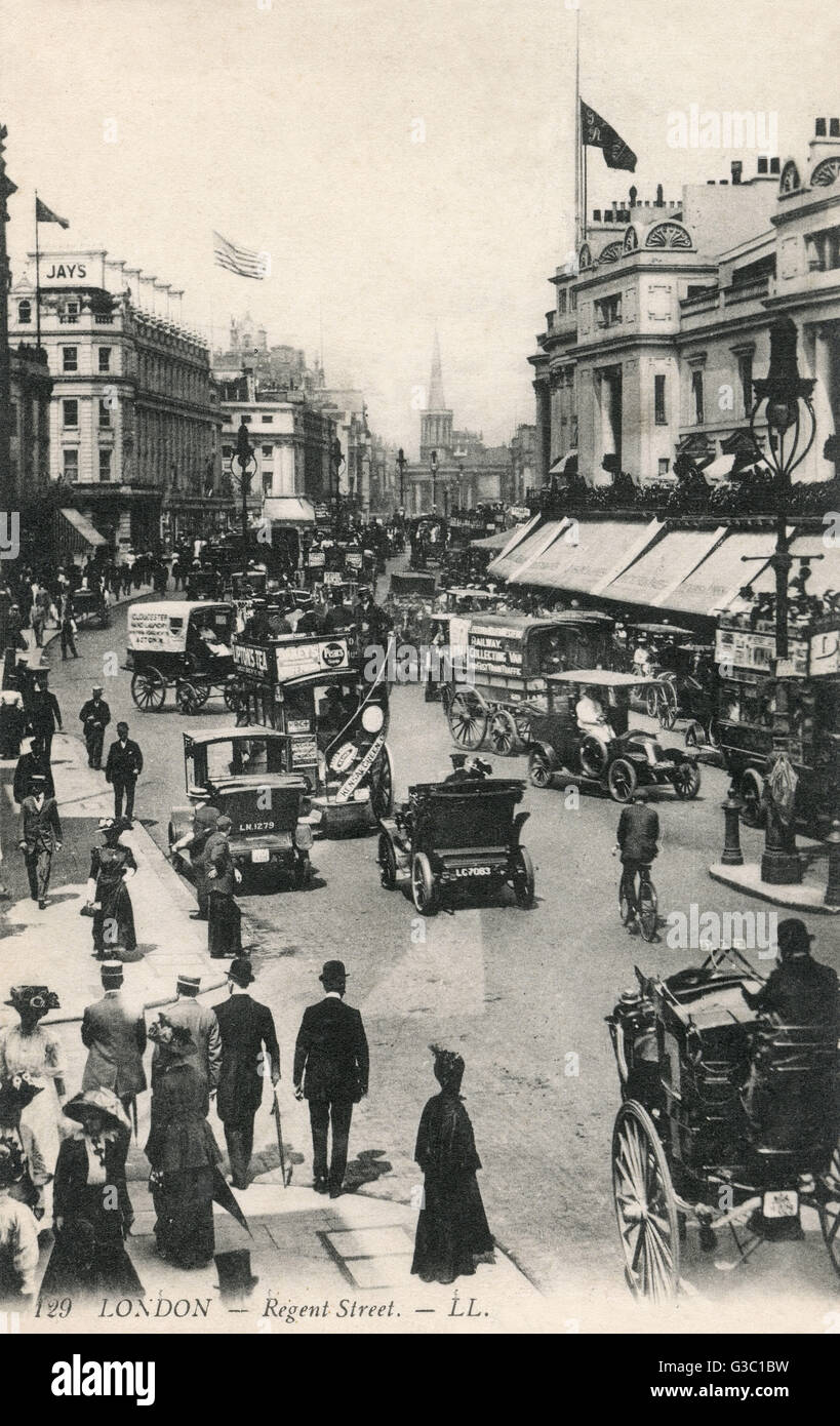 Busy Traffic on Regent Street, London Stock Photo - Alamy