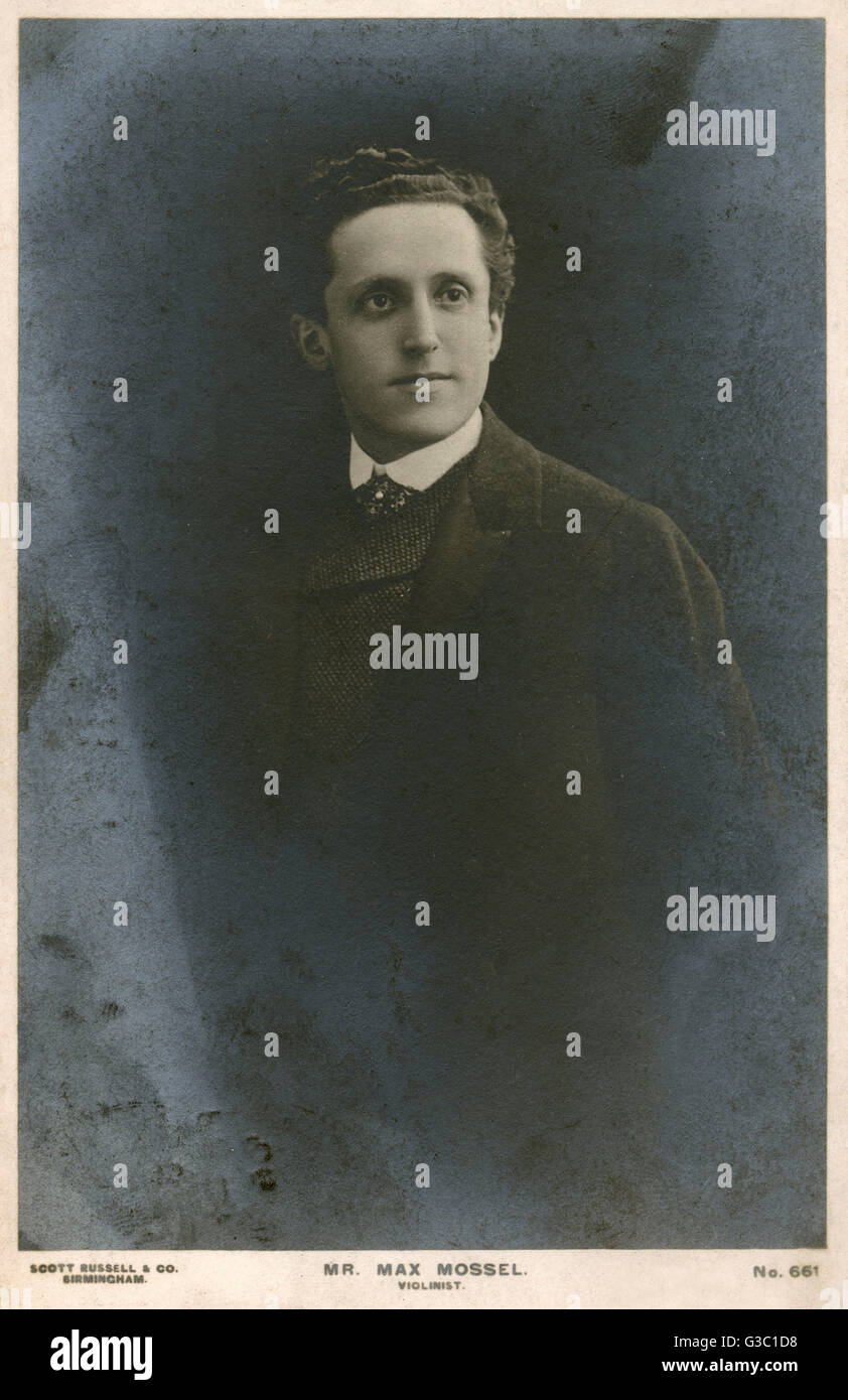 Max Mossel - Dutch Violinist Stock Photo - Alamy