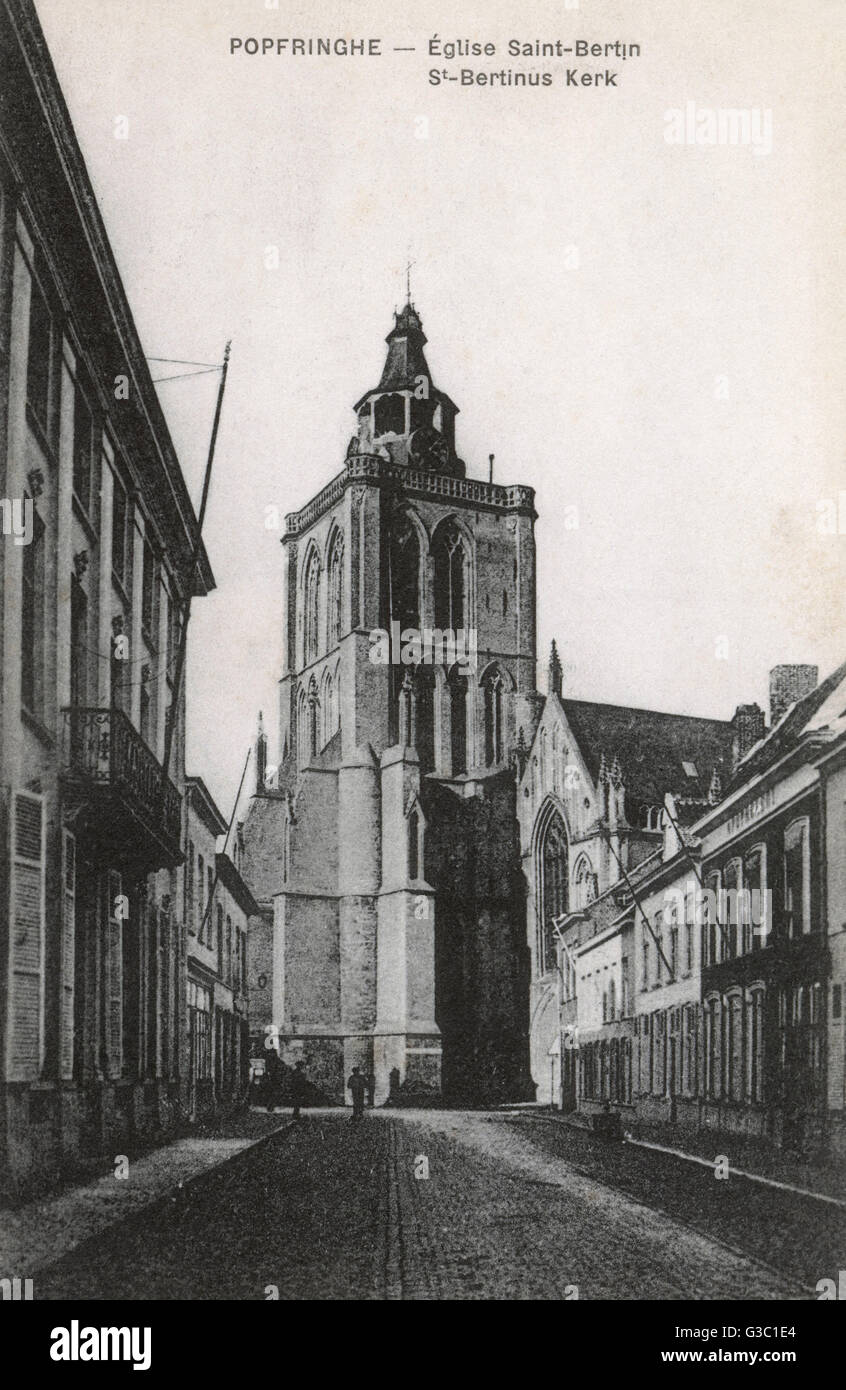 Poperinge, Belgium - Saint Bertin Church Stock Photo - Alamy