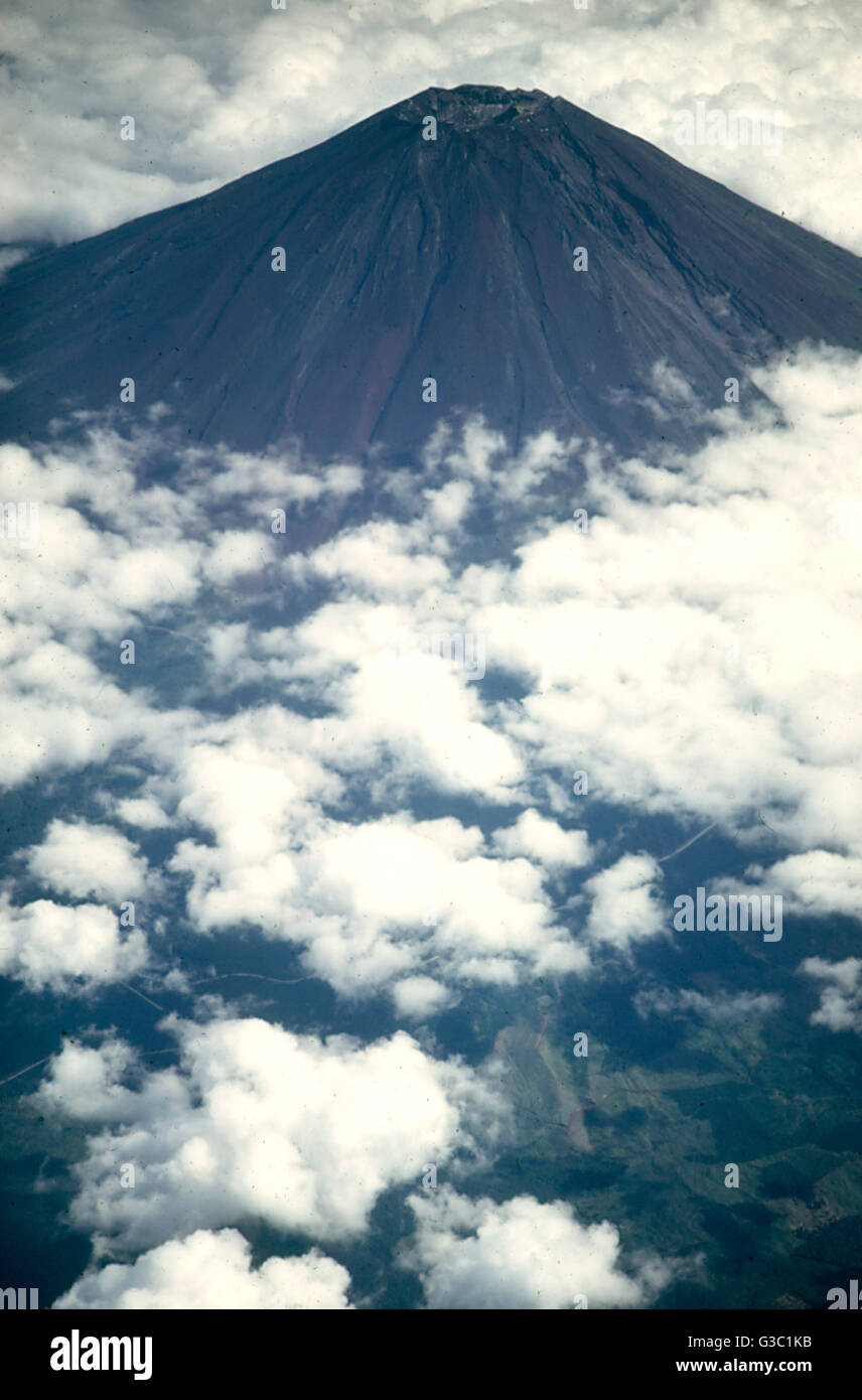 Aerial view of Mount Fuji, Japan Stock Photo - Alamy