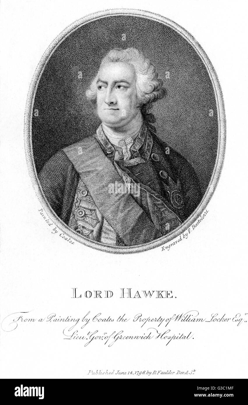 Sir Edward Hawke, 1st Baron Hawke Stock Photo - Alamy