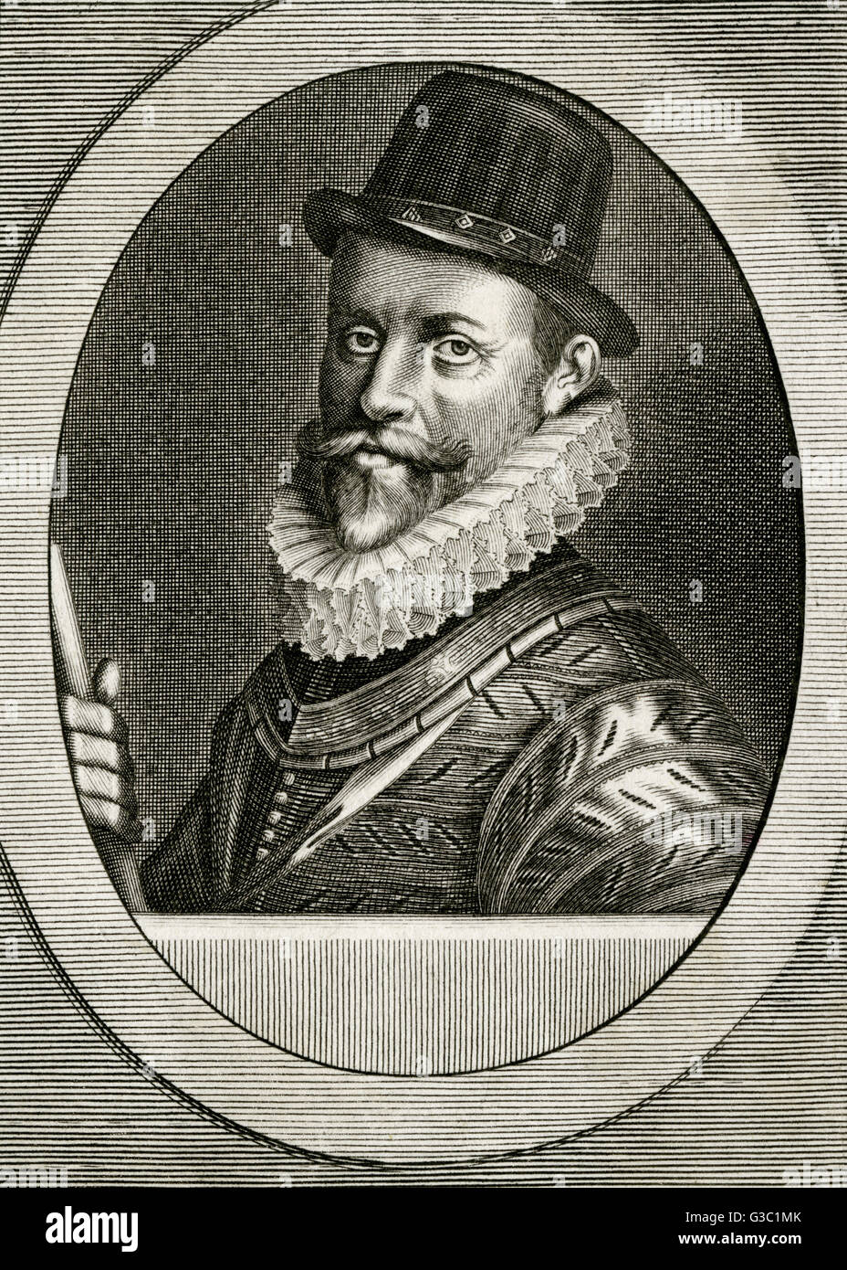 Sir John Hawkins - English shipbuilder, naval commander Stock Photo - Alamy