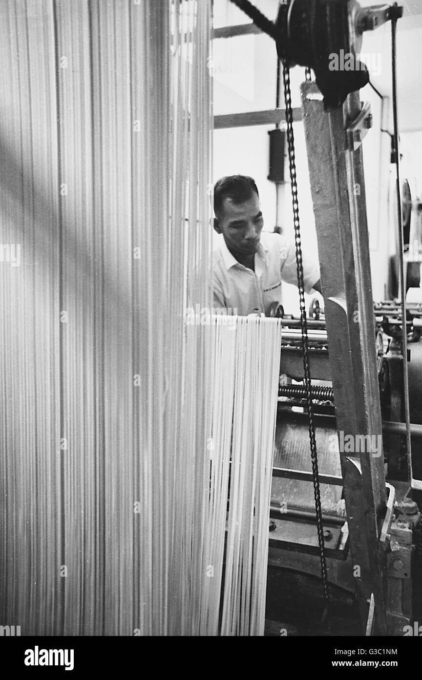 Noodle factory, Kowloon, Hong Kong, China Stock Photo - Alamy