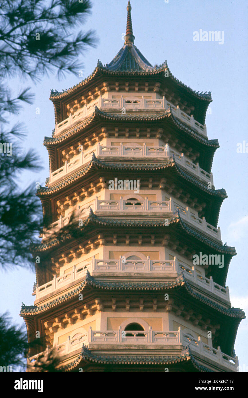 Pagoda at Nanking (Nanjing), China Stock Photo - Alamy