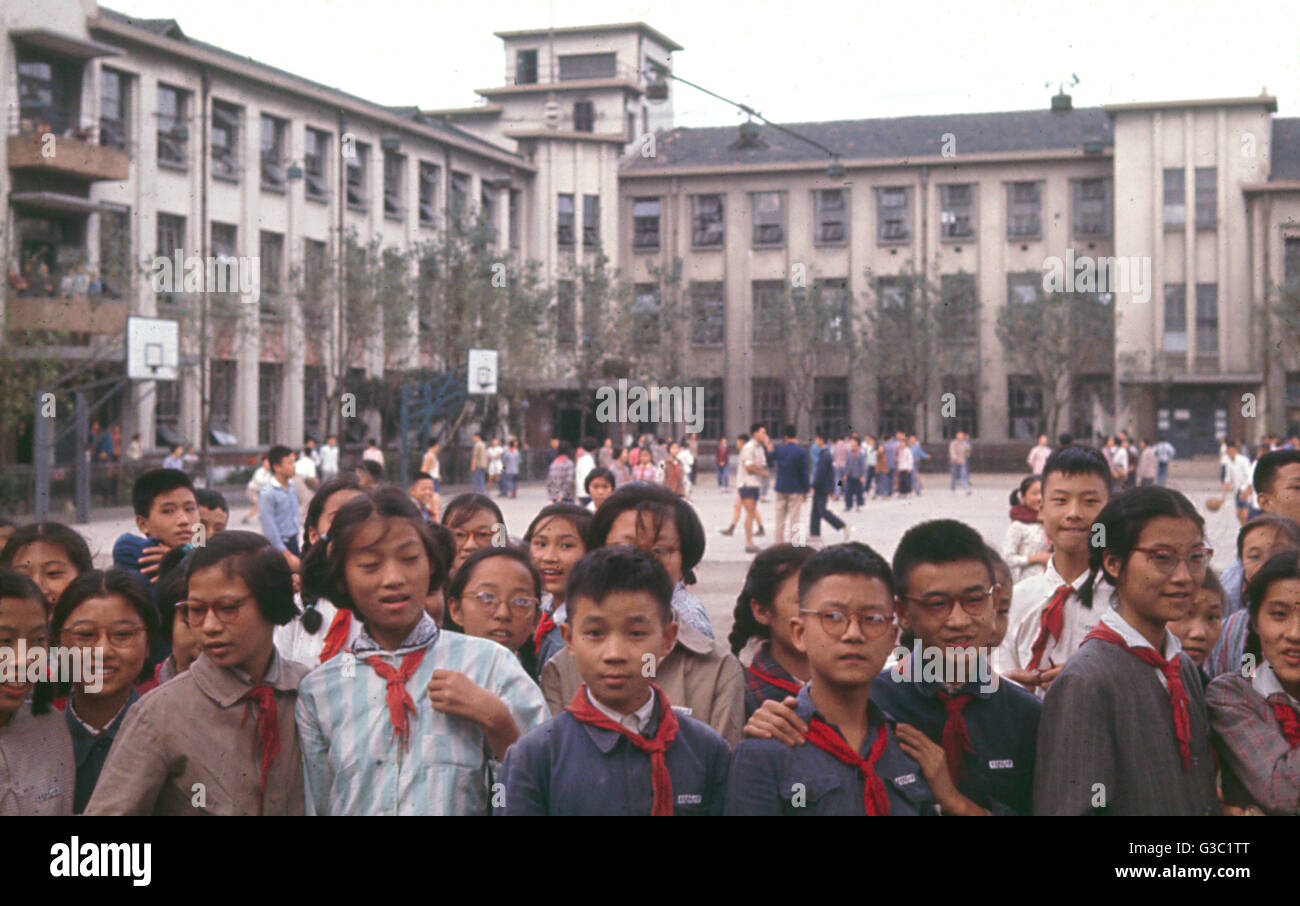 Children in school playground, Shanghai, China Stock Photo - Alamy