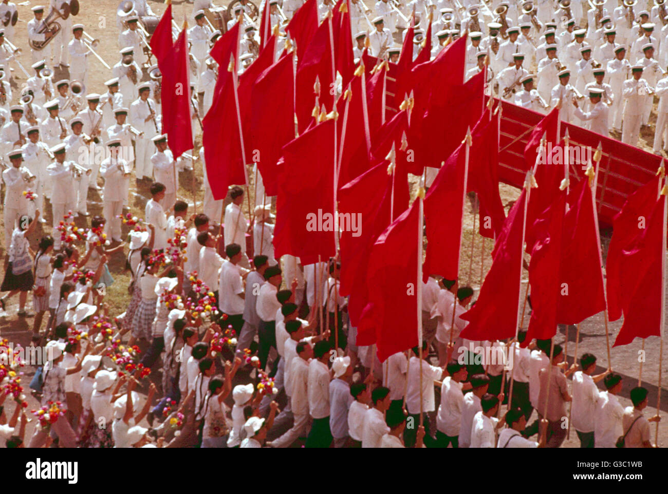 National Day celebrations, Canton Stadium, China Stock Photo - Alamy