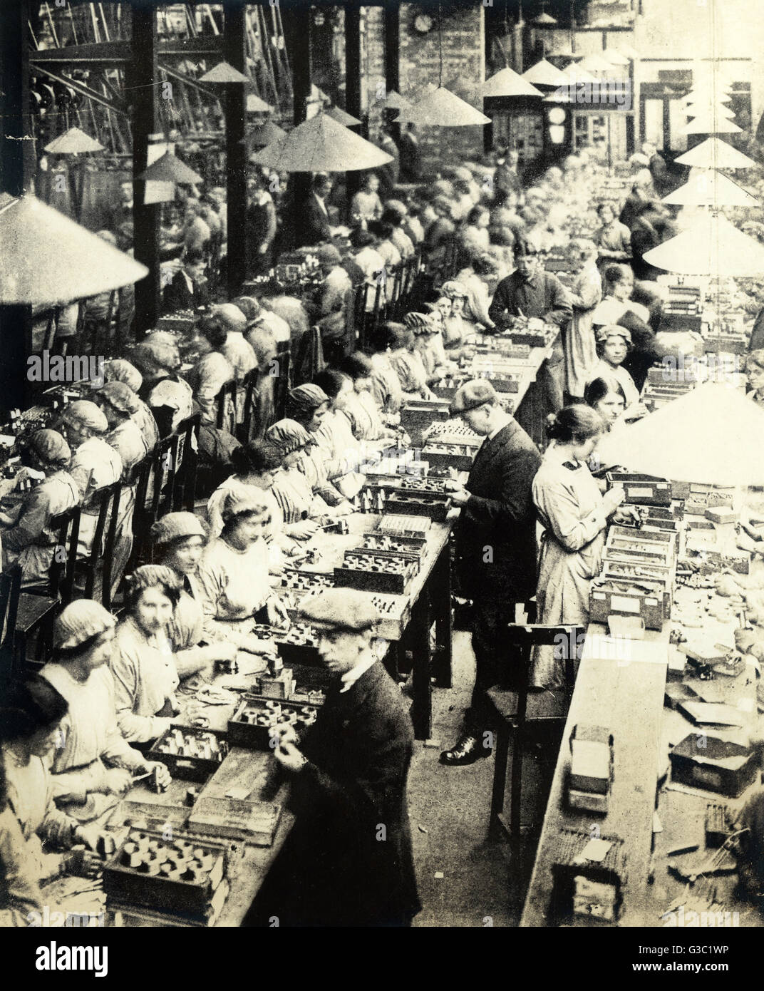 WW1 - Munitions Factory Stock Photo - Alamy