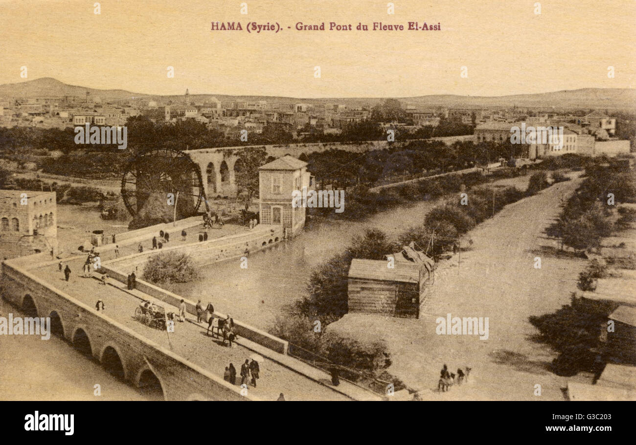 Syria great bridge over the el assi hi-res stock photography and images ...