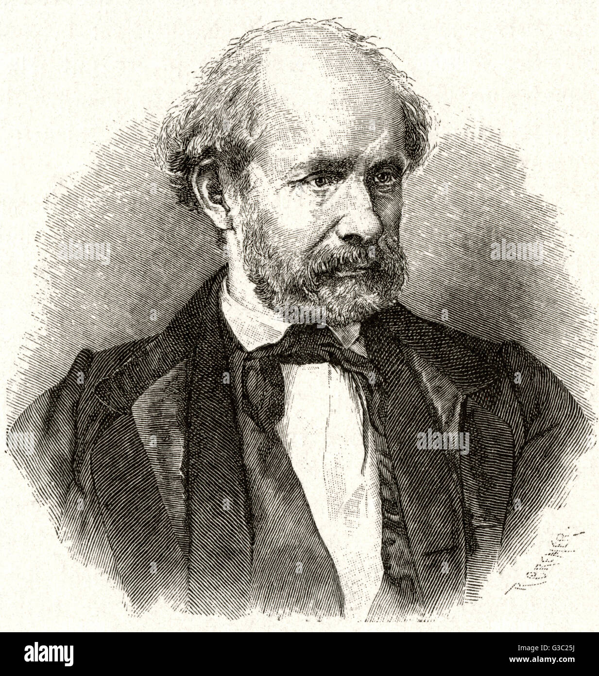 Christian Friedrich Hebbel - German poet and dramatist Stock Photo - Alamy