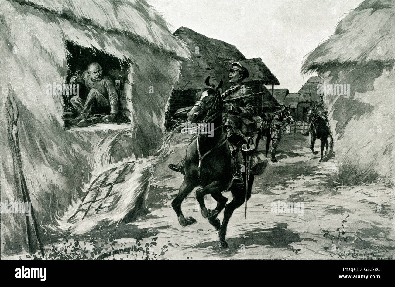 Cavalry officer on his horse hi-res stock photography and images - Alamy