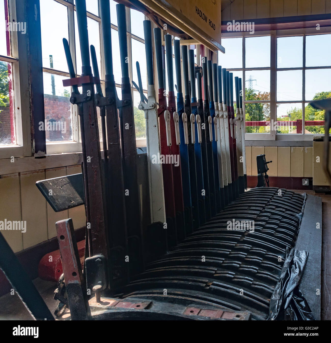 Old railway signal control box hi-res stock photography and images - Alamy