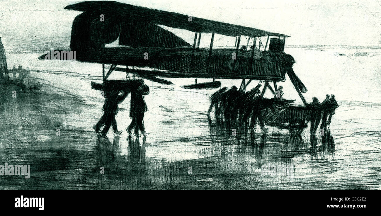 WW1 - Air Patrol - 'The Night Hawk', 1917 Stock Photo - Alamy