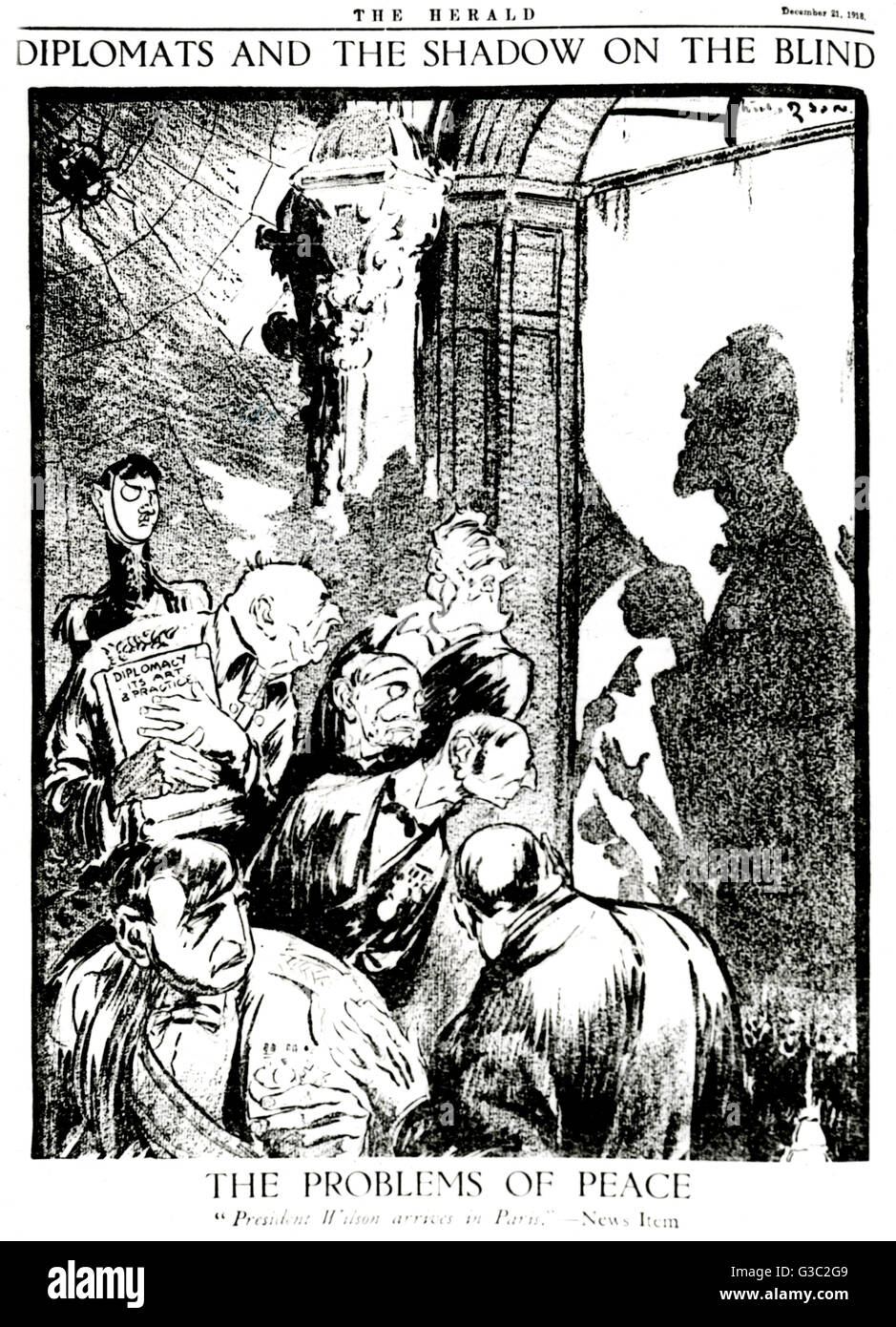 WW1 - Peace Talks - "The Problems of Peace Stock Photo - Alamy