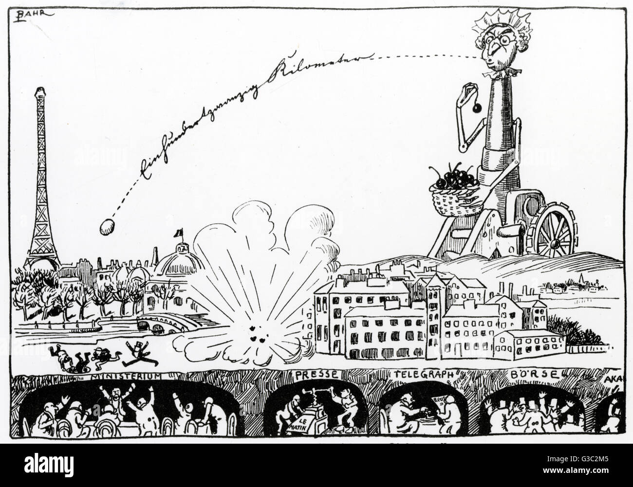 Big bertha ww1 hi-res stock photography and images - Alamy