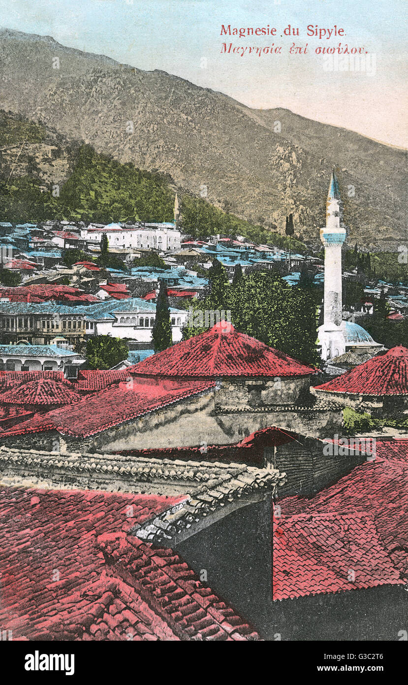 Manisa, Turkey - View over the rooftops Stock Photo - Alamy