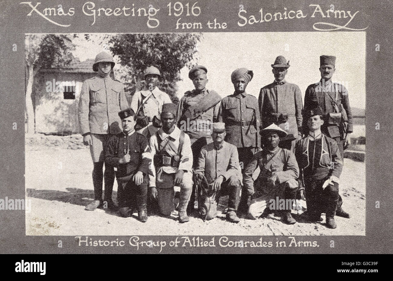 Thessaloniki, Greece - Allied troops in 1916 Stock Photo - Alamy