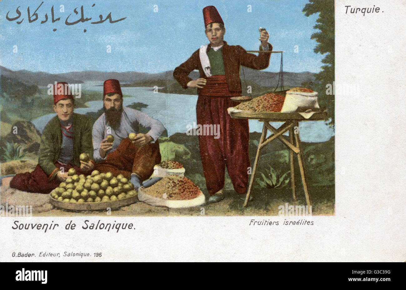 Thessaloniki, Greece - Jewish Fruit Sellers Stock Photo - Alamy