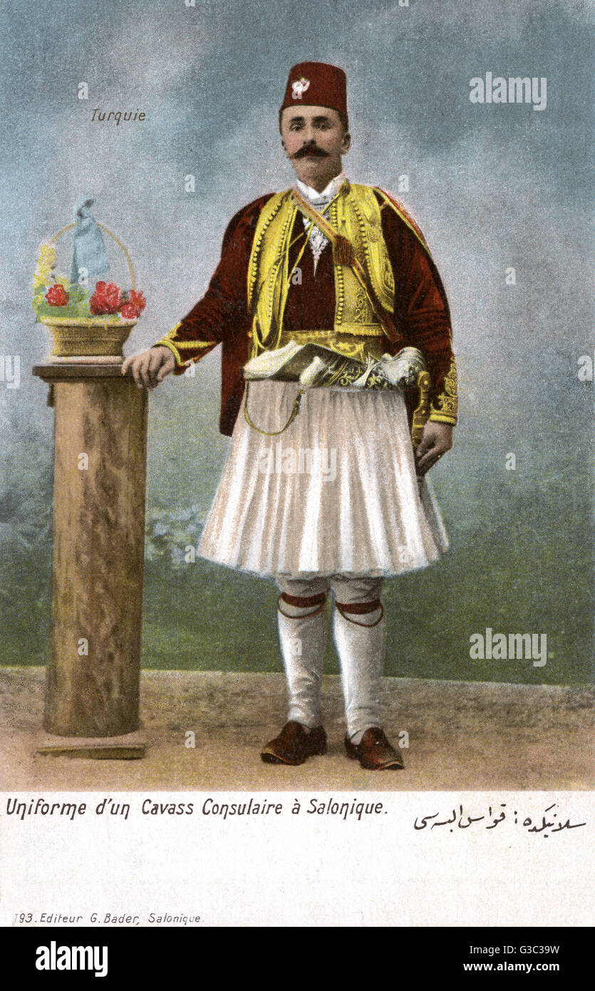 Thessaloniki, Greece - A Consular Cavass (Kavass Stock Photo - Alamy