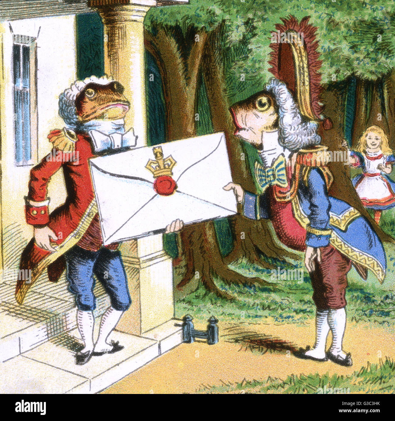 Alice in wonderland tenniel door hi-res stock photography and images ...