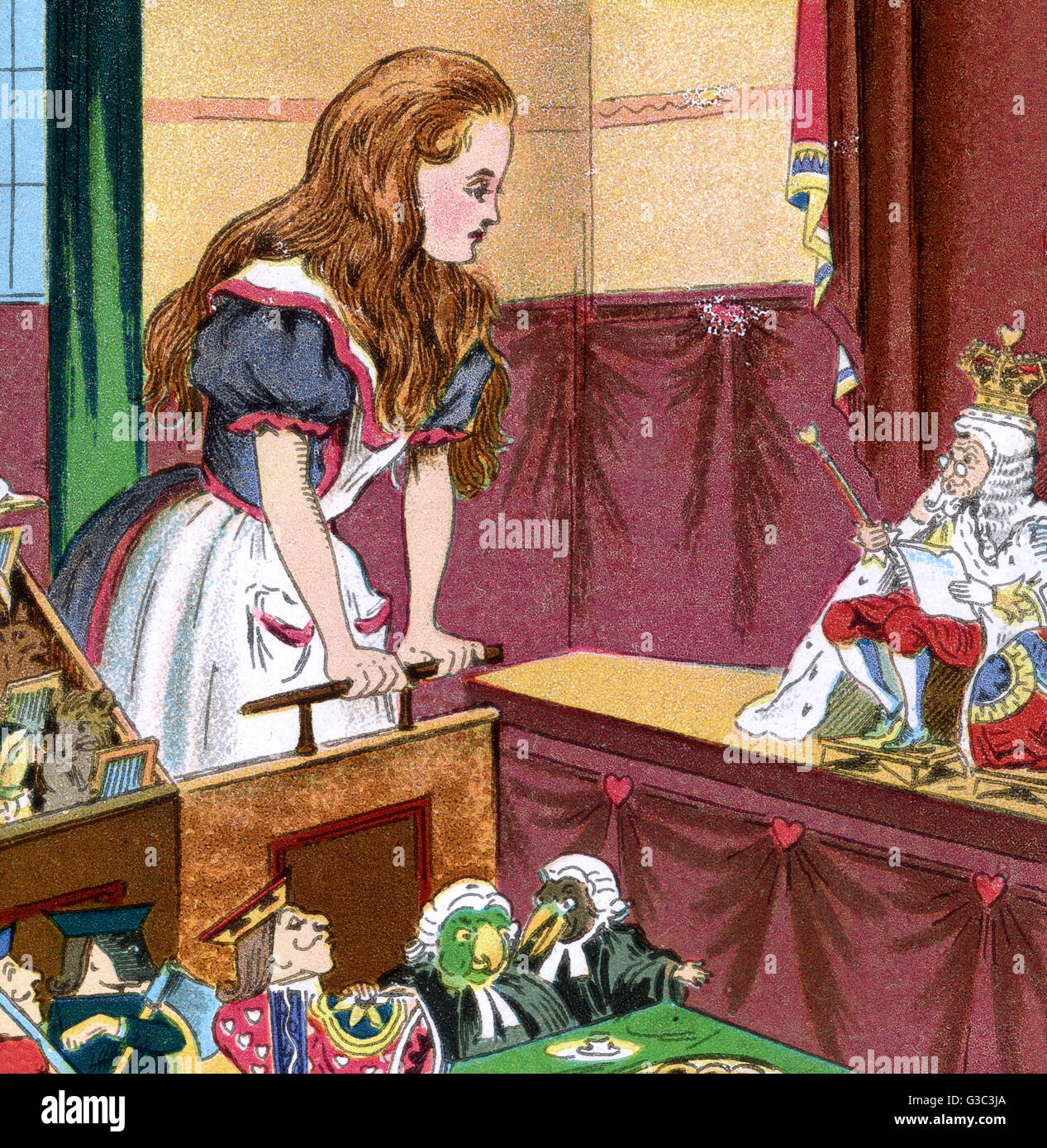 Alice in wonderland playing cards hi-res stock photography and images ...