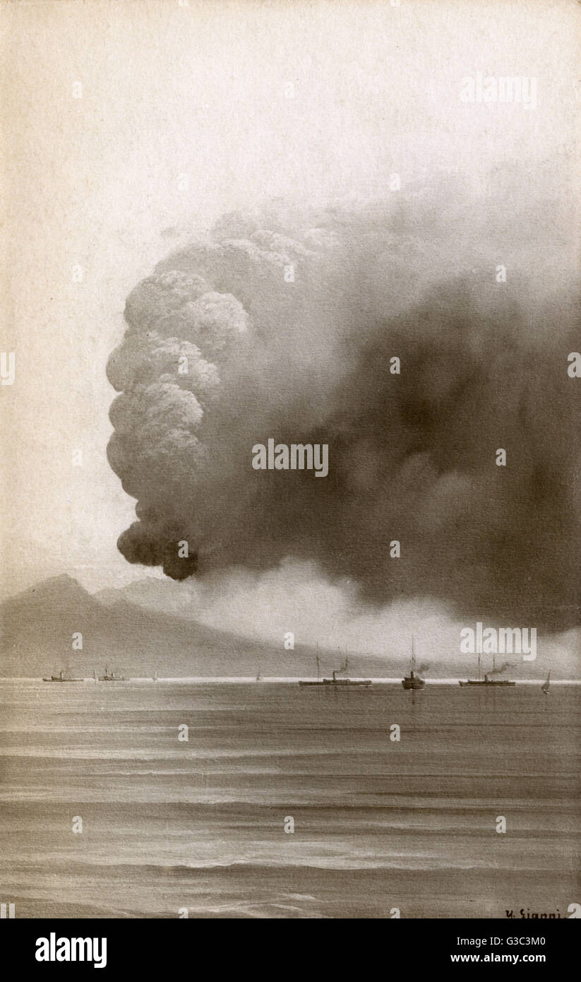 Eruption the volcano mount vesuvius date hi-res stock photography and ...