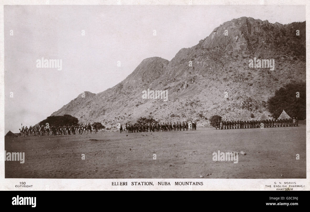 The Arab Camel Corps (left) mounted infantry (centre) and Sudanese ...
