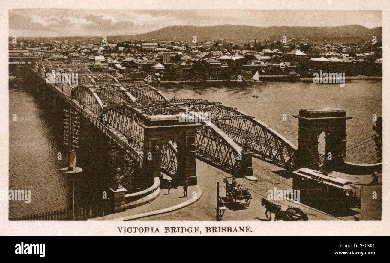 Victoria Bridge, Brisbane, Queensland, Australia Stock Photo - Alamy
