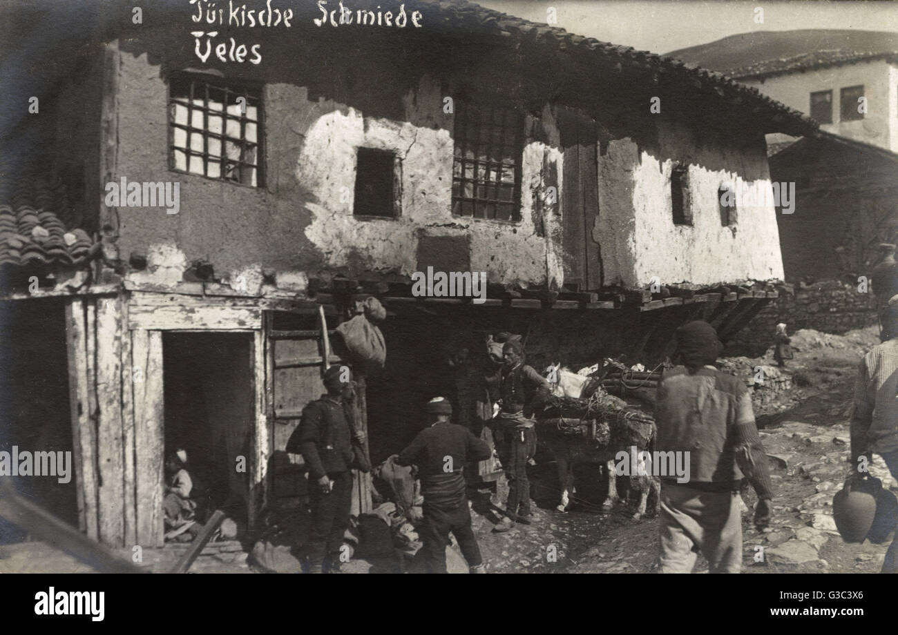 Turkish Blacksmith at Veles, Macedonia Stock Photo - Alamy