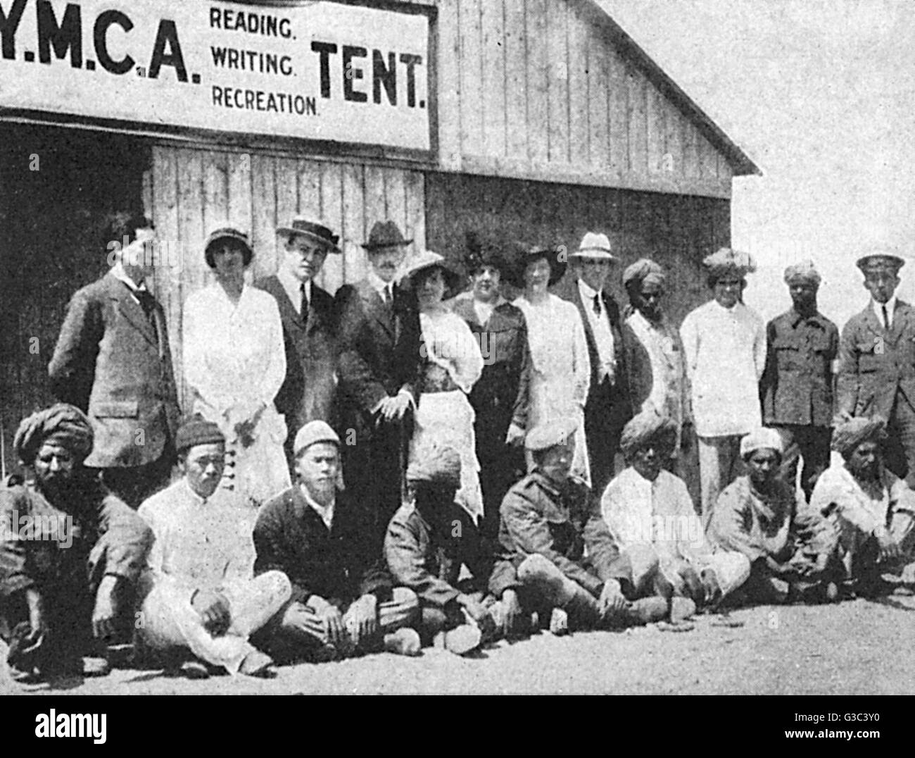 Concerts at the Front: Miss Lena Ashwell Stock Photo - Alamy