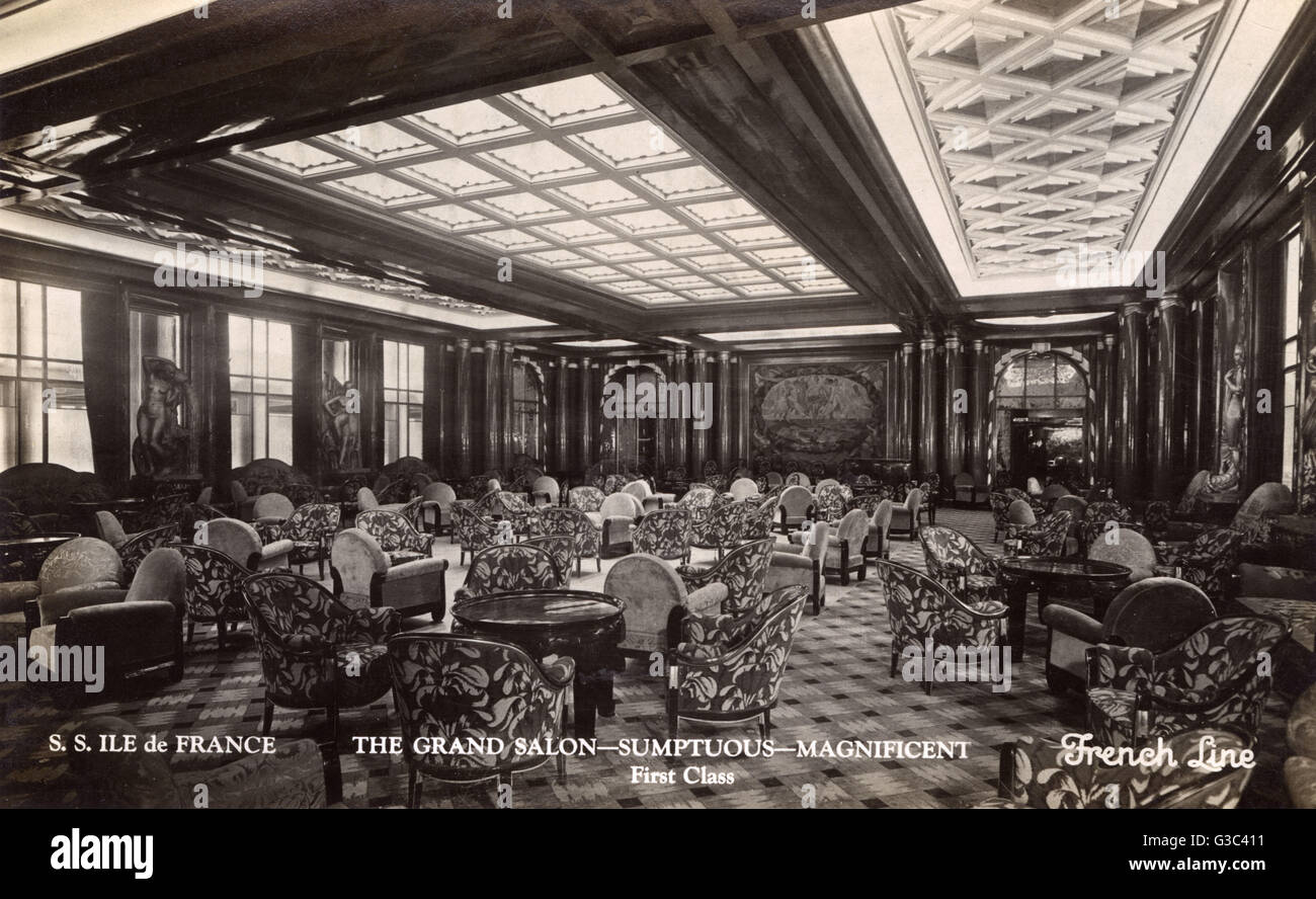 Ss france ship hi-res stock photography and images - Alamy