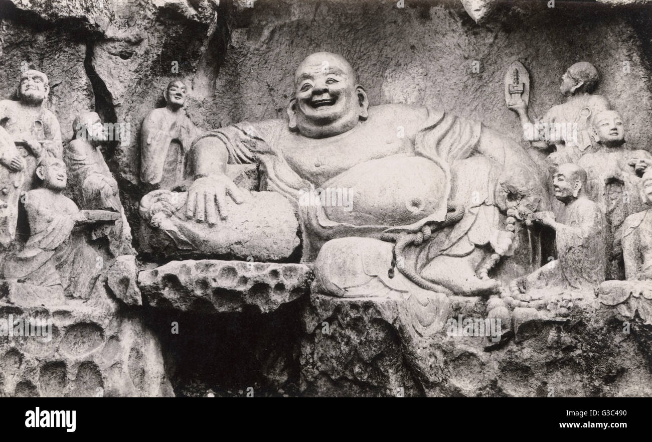 China - Hangchow (Hangzhou) - Lingyin Temple - Buddha Stock Photo - Alamy