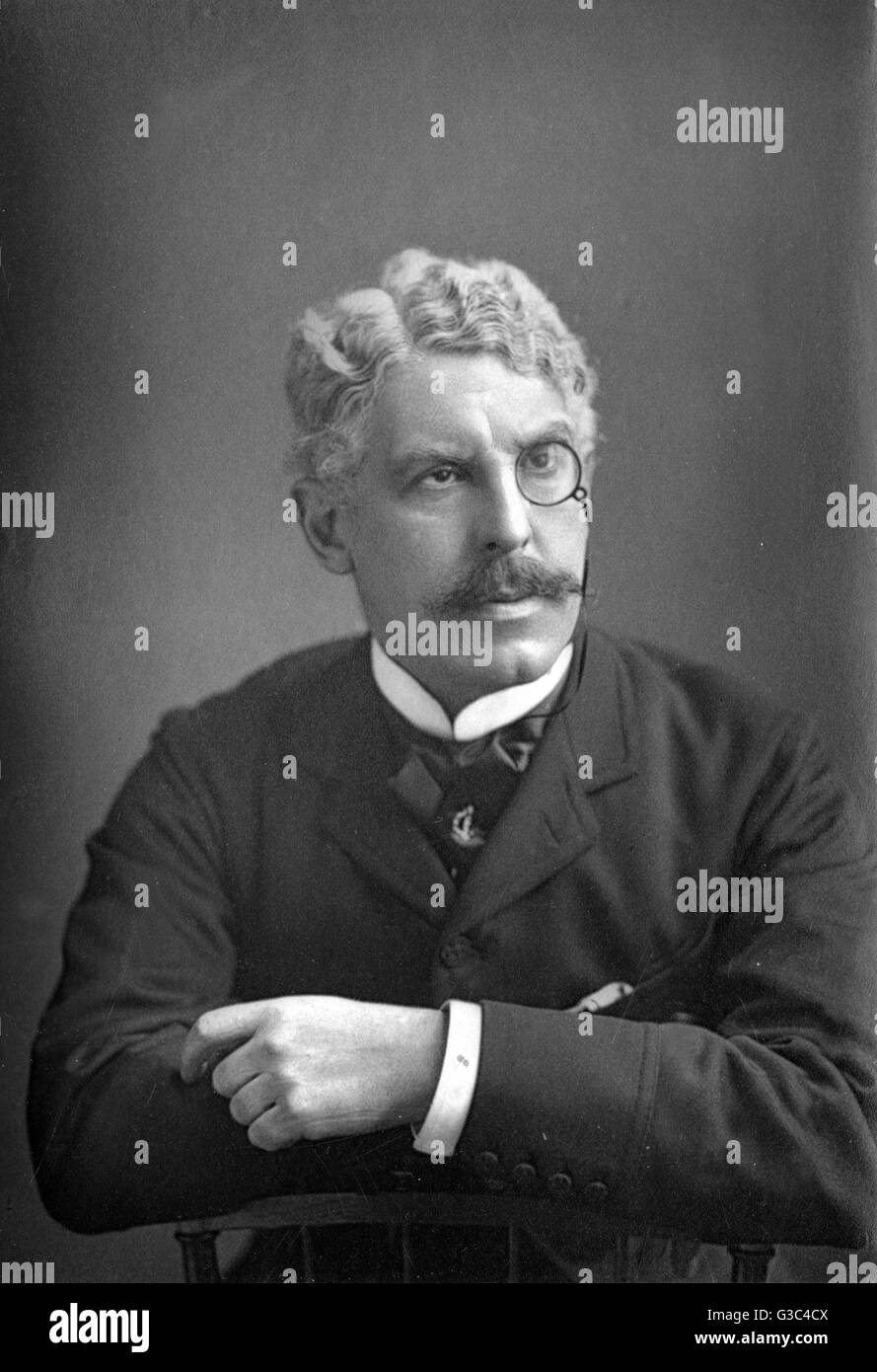 Sir Squire Bancroft - English actor-manager Stock Photo - Alamy