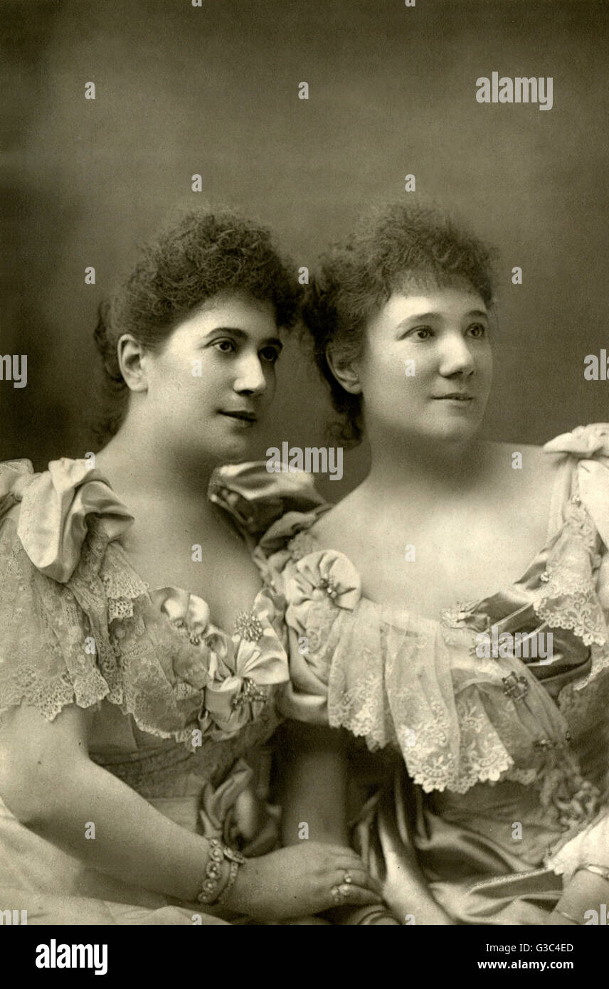 Giulia and Sofia Ravogli - Italian opera singers Stock Photo - Alamy