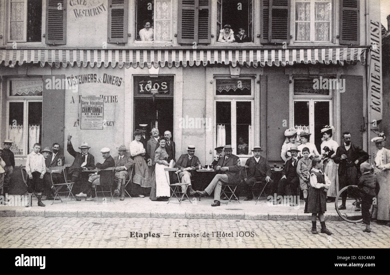 France, Pas-de-Calais Department - Etaples - Hotel Ioos Stock Photo - Alamy