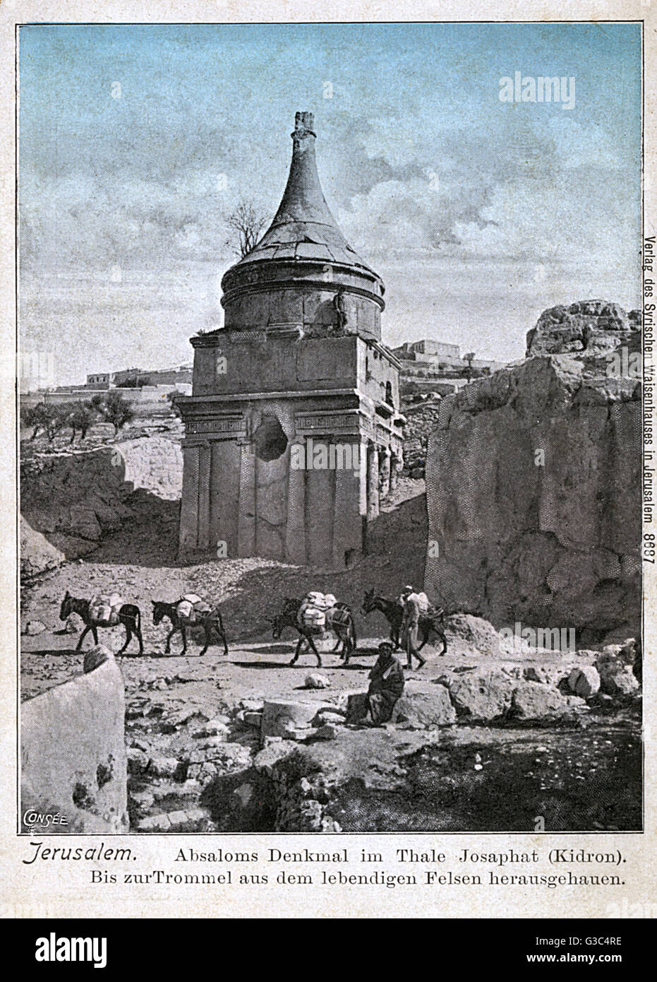 Pillar of absalom hi-res stock photography and images - Alamy