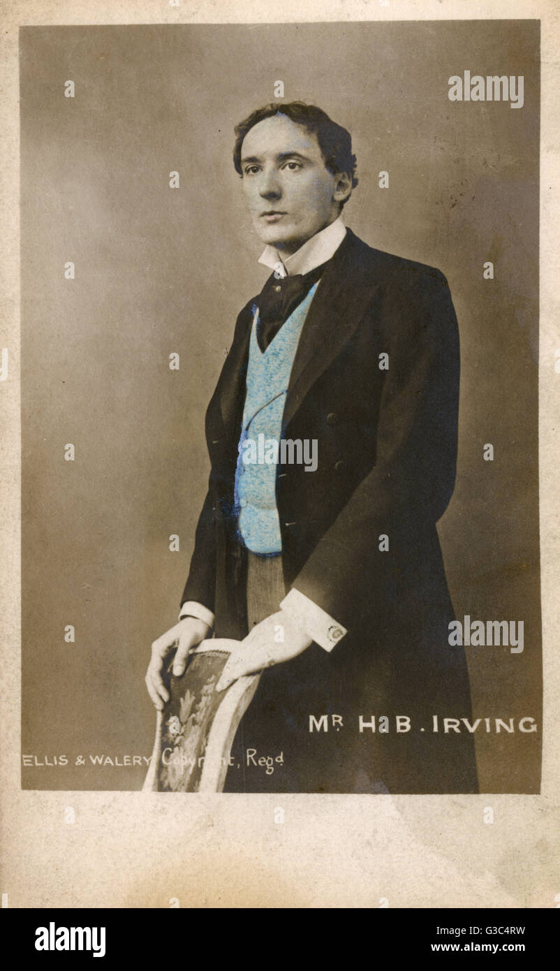 Actor - Sir John Henry Brodribb Irving Stock Photo - Alamy