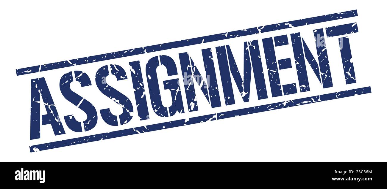 Assignment square stamp hi-res stock photography and images - Alamy