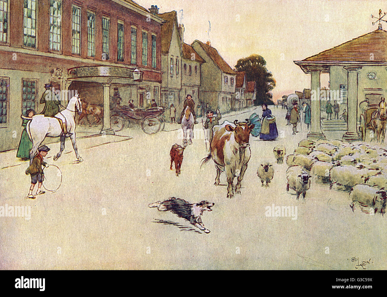 Frontispiece illustration, Black Beauty Stock Photo - Alamy