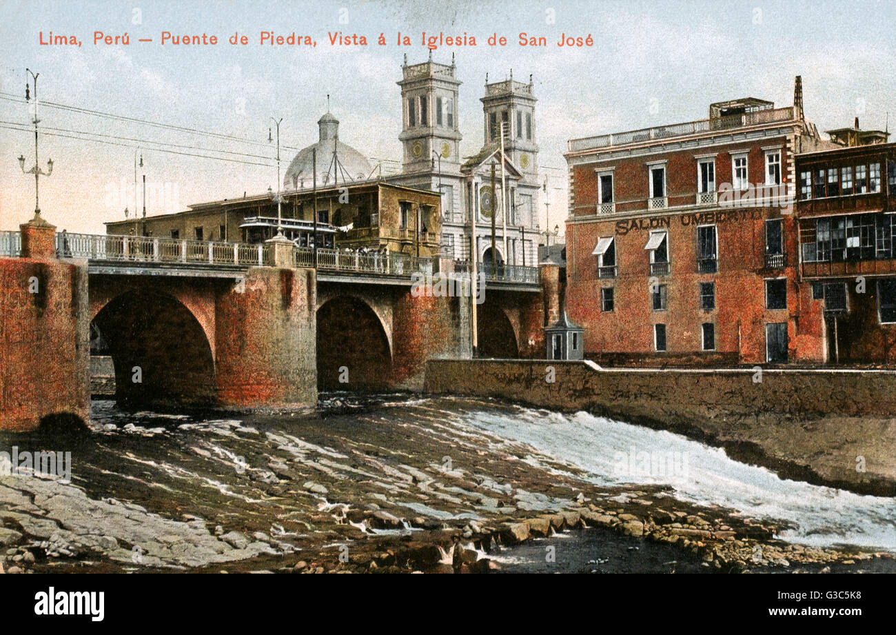 Lima peru bridge hi-res stock photography and images - Alamy