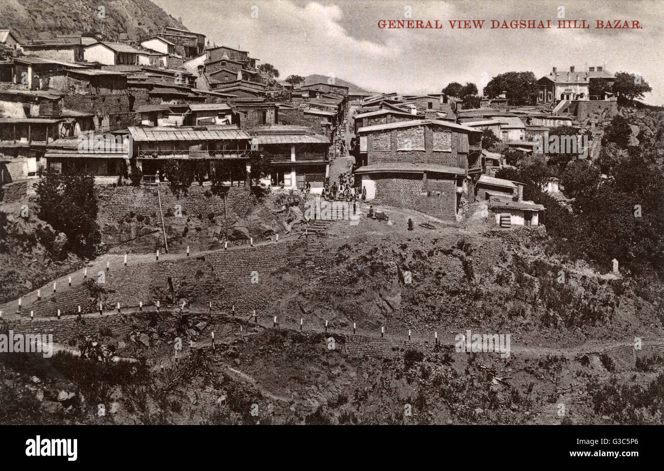 Dagshai Hill Bazar - India Stock Photo - Alamy