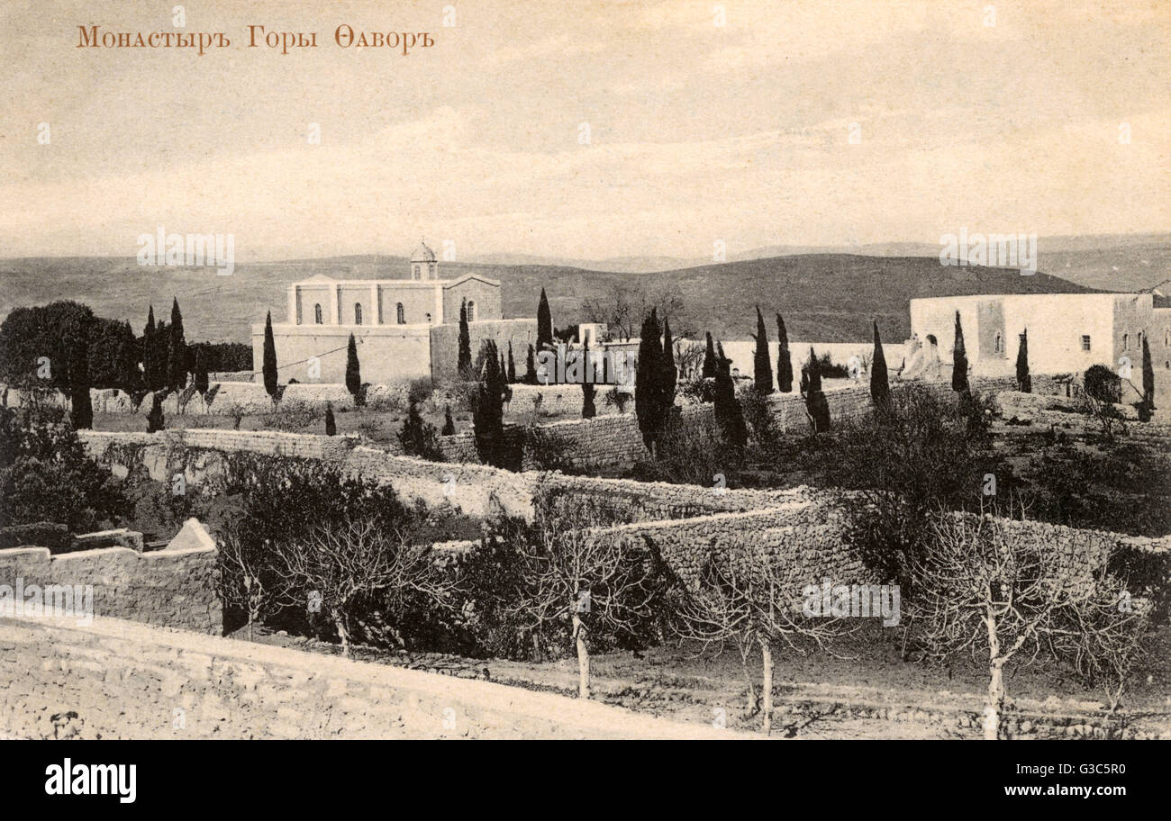 Transfiguration site on mount tabor israel hi-res stock photography and ...