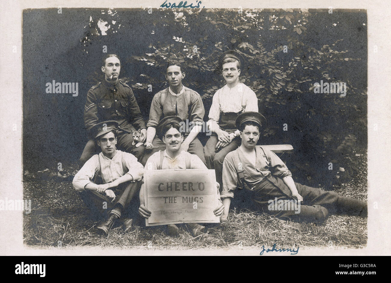 Royal Army Pay Corps group, WW1 Stock Photo - Alamy