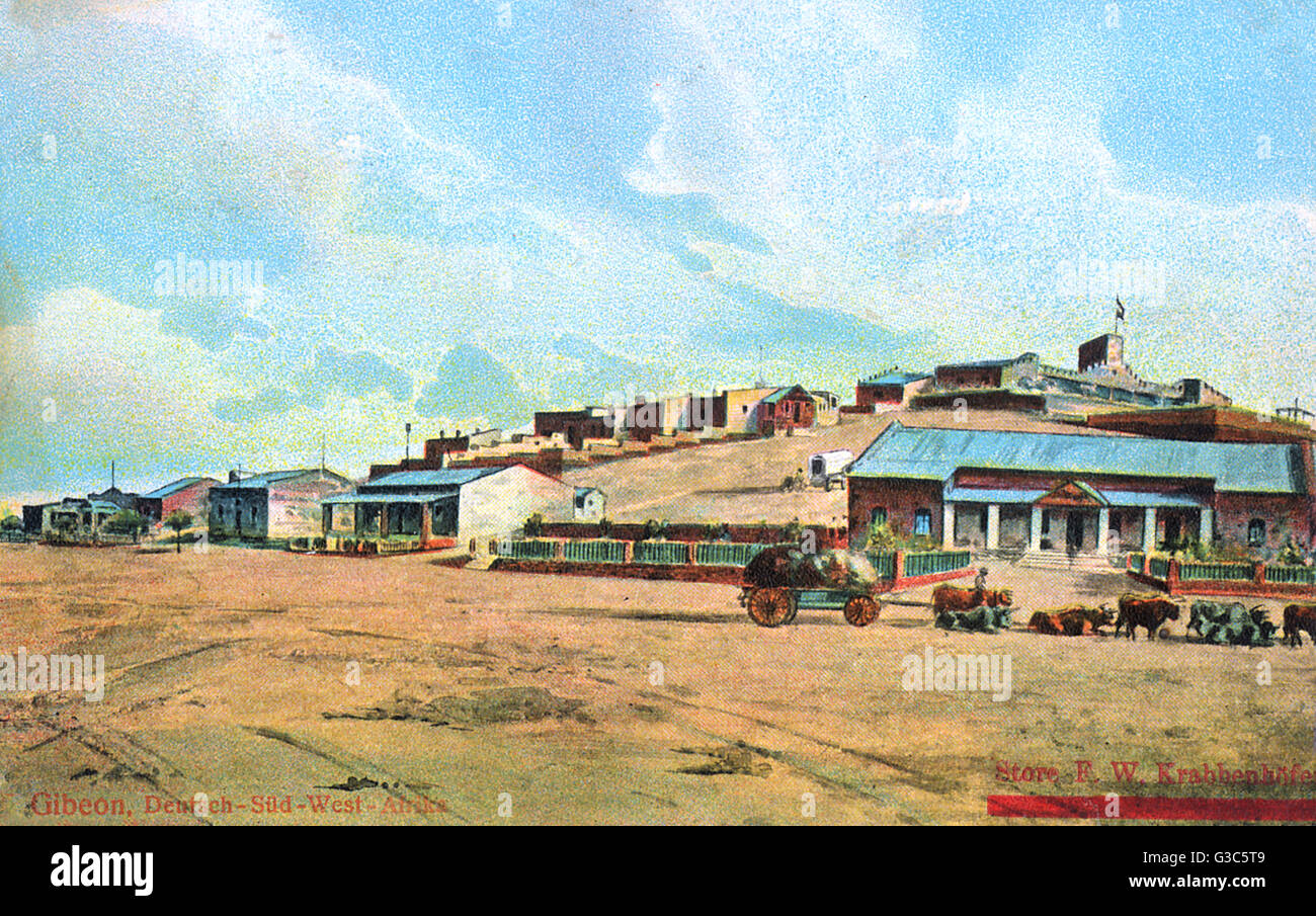 View of Gibeon, south west Africa Stock Photo - Alamy
