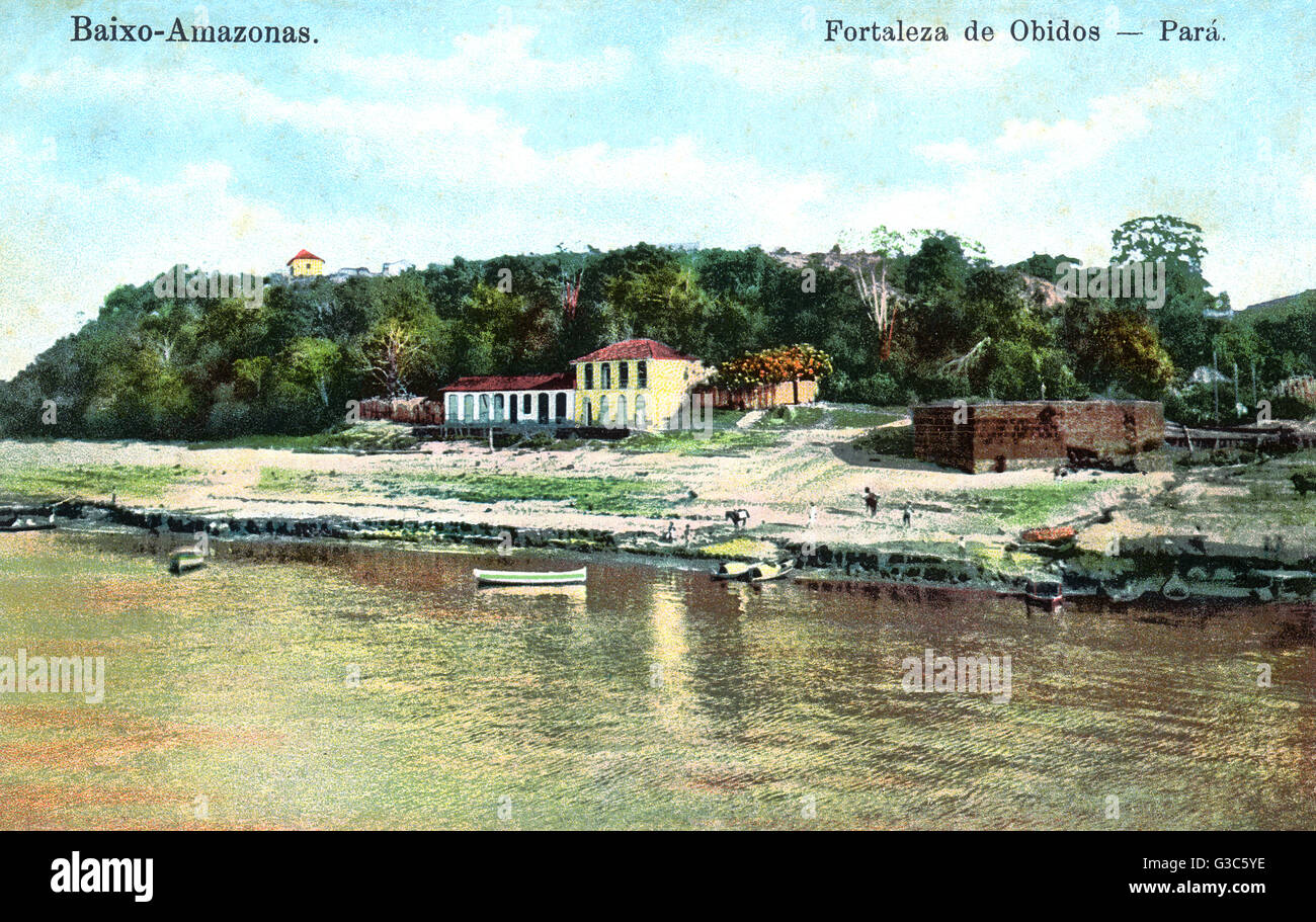 View of the River Amazon at Obidos, Para, Brazil Stock Photo - Alamy