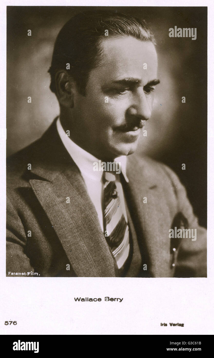 Wallace Beery, American film actor Stock Photo - Alamy