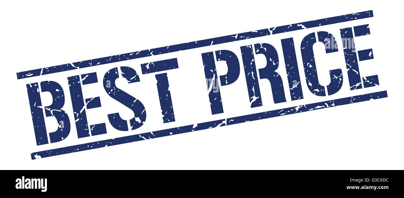 best price blue grunge square vintage rubber stamp Stock Vector Image ...