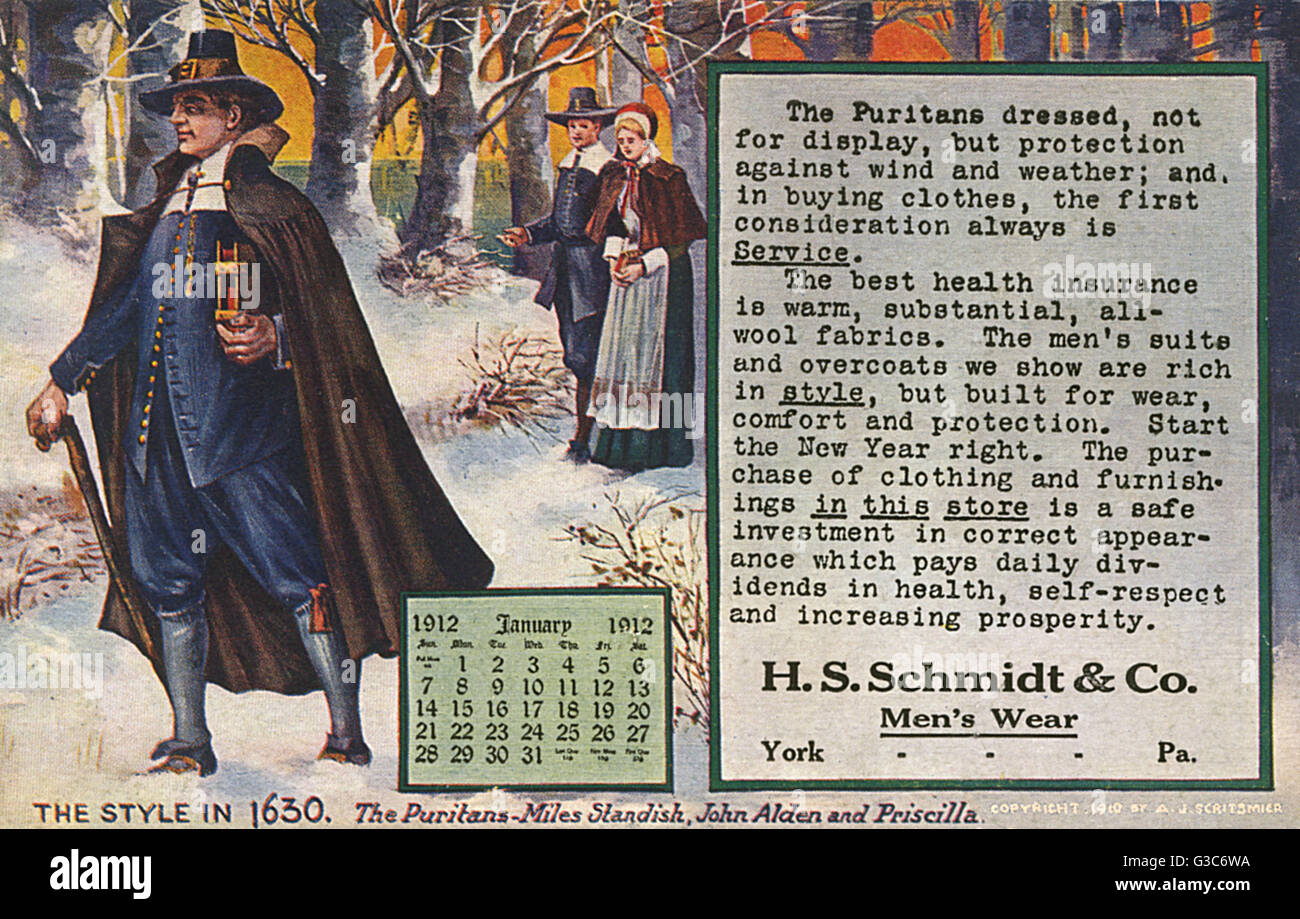 Advert for Schmidt menswear, York, Philadelphia, USA Stock Photo - Alamy